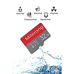 Milerong 32GB Micro SD Card, Ultra MicroSDHC UHS-I Memory Card - 98MB/s, C10, U1, Full HD V10, Ultra High Speed TF Card for Smart Phone/Bluetooth Speaker/Dash Cam