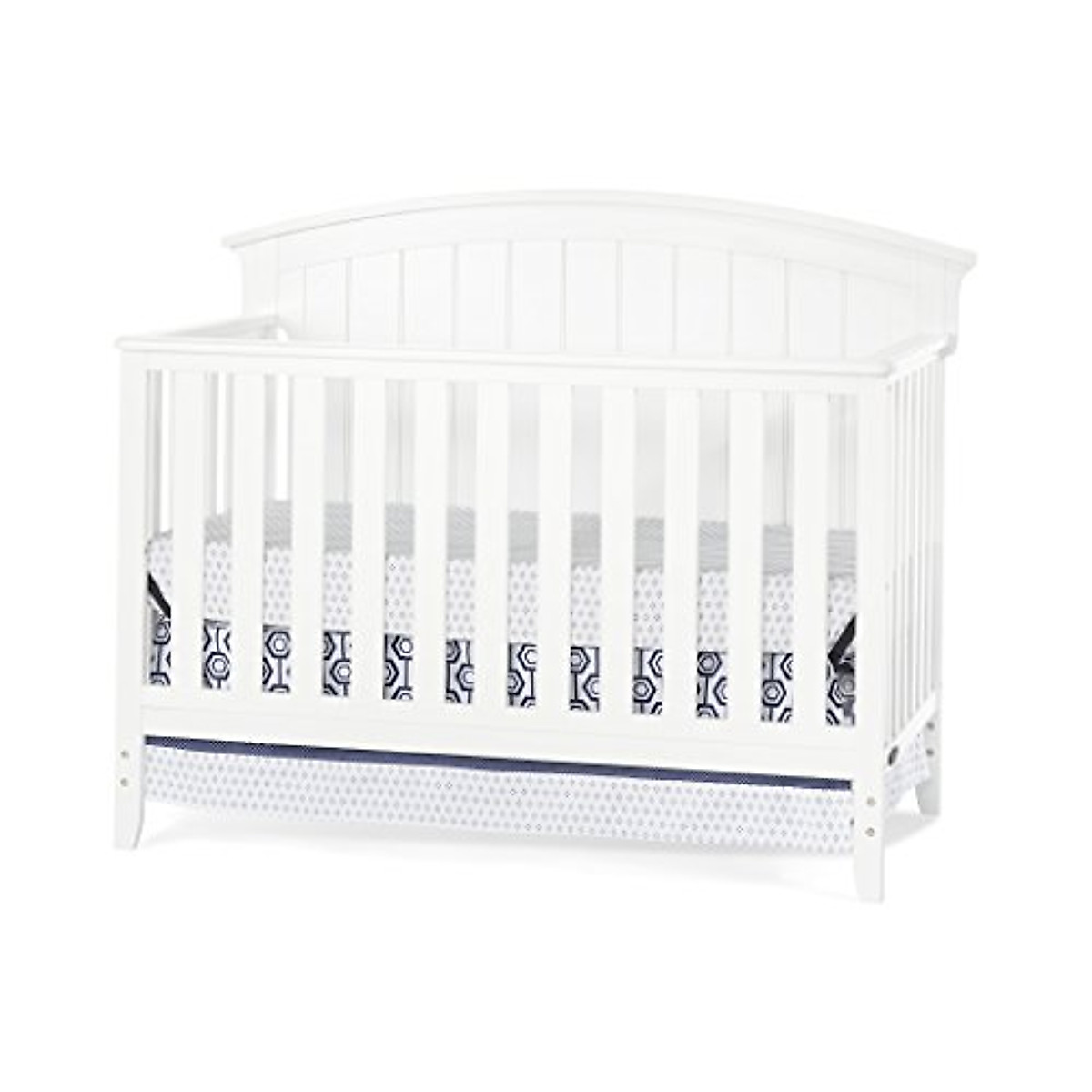 Child Craft Delaney 4-in-1 Convertible Crib, Matte White