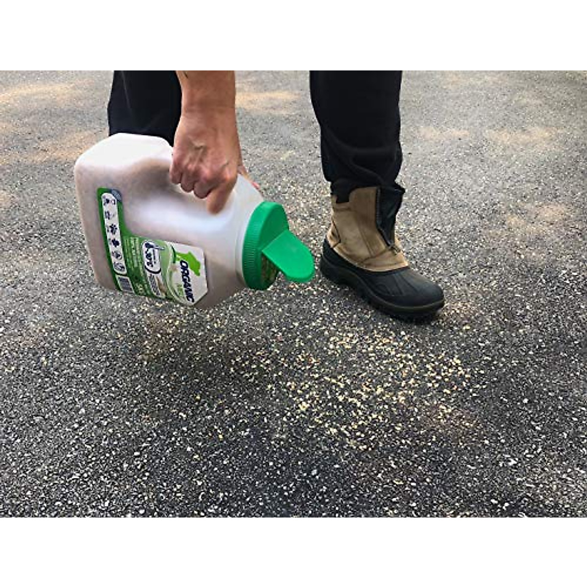 Organic Melt Premium Granular Ice & Snow Melt - Pet Friendly, Plant and Concrete Safe Beet Deicer - 5kg Shaker Jug (11 lbs) (2 Pack)