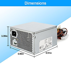 S-Union Upgraded HU460AM-01 WC1T4 D460AM-03 460W Power Supply Compatible with Dell XPS 8930 8920 8910 8900 8700 8300 8100 Power Supply,Replace DPS-460DB-15 AC460AM-01 L350AM-00 WY7XX Power Supply