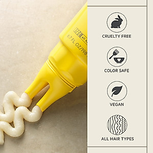 TPH BY TARAJI Never Salty Exfoliating Sugar Scalp Detox Hair Scrub with Sugar Crystals, Apple Cider Vinegar, Coconut & Peppermint Oils | Vegan, Sulfate, & Cruelty Free | For Women & Men, 6.7 fl. oz