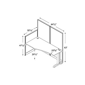 Bush Business Furniture WC36492-03STGK Home Office Furniture Set, Large, Mocha Cherry