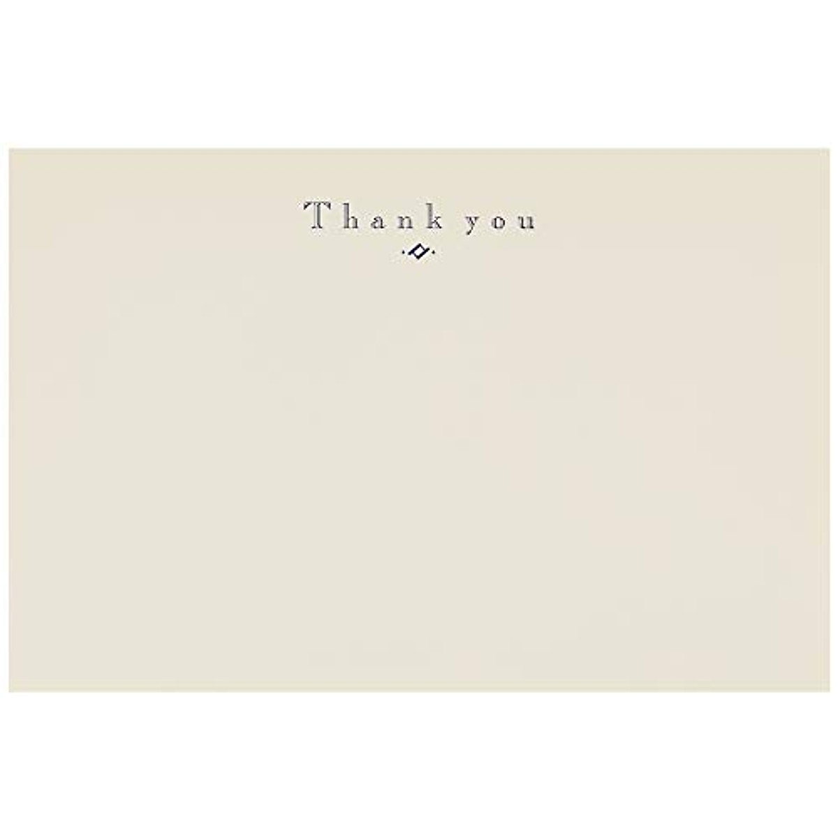 Crane & Co. Navy Hand Engraved Thank You Cards (CT3116),10 cards / 10 lined envelopes
