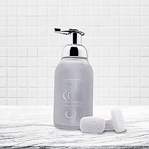 hello Foaming Hand Soap Tablets for Refilling, Dissolvable Hand Soap with Aloe and Sea Minerals Fragrance, Plant Based Soap Ingredients, No Harsh Preservatives, 6 Pack, 0.31 OZ Each