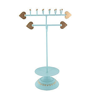 Ikee Design Metal Arrows Necklace Tree Stand Jewelry Storage Store Display for Necklace, Bracelet, Earrings, Ring