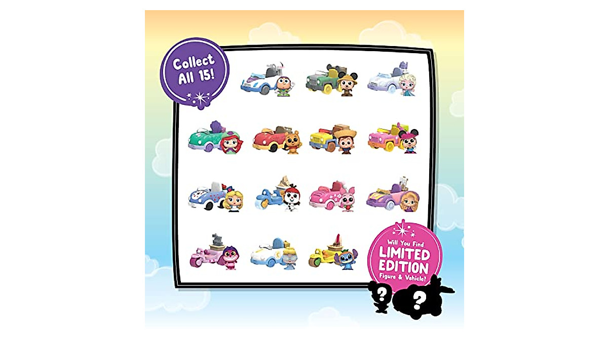Disney Doorables Let’s Go Vehicles 2-Pack for Kids