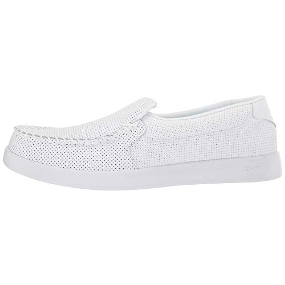 DC Men's Villain 2 Casual Slip On Skate Shoe Slipper, White, 13 D M US