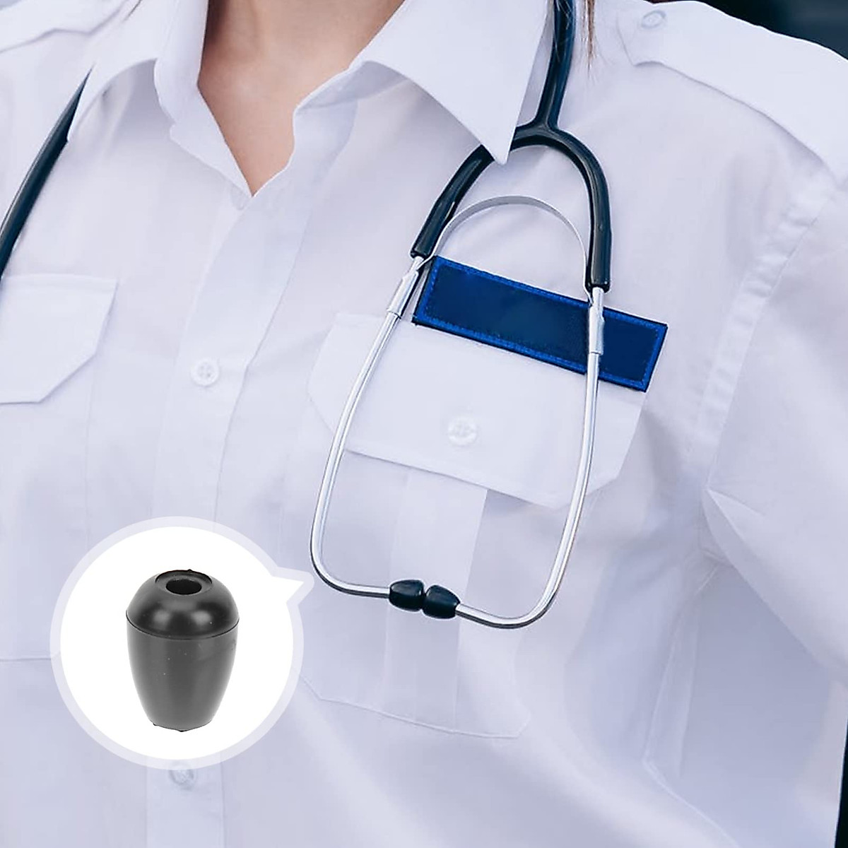 Cabilock 10 Pairs Ear Tips Replacement Silicone Soft- Sealing Earbuds Spare Parts Accessories