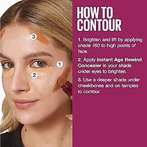 Maybelline Instant Age Rewind Eraser Dark Circles Treatment Multi-Use Concealer, 122, 1 Count (Packaging May Vary)