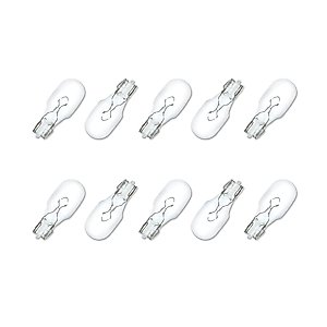 Technical Precision - Replacement Bulbs for Kichler Lighting 10574CLR by Technical Precision - 18W 12V Xenon Bulb - T5 Wedge Base Landscape Light Bulbs - 2800K Warm White - 10 Pack