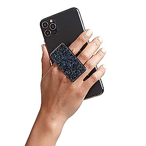 HANDL New York HANDLstick Black and Blue Crystal Grip and Stand for Smartphone