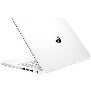 HP 14-dq0032dx 14" HD Notebook Computer, Intel Celeron N4020 1.1GHz, 4GB RAM, 64GB eMMC Flash Memory, Windows 11 Home S Mode, Snowflake White (Renewed)