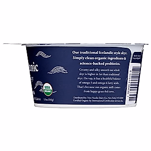 Norr Organic Organic Plain Whole Milk Skyr, 5.3 OZ