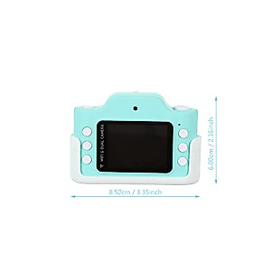 Lurrose Childs Camera Cartoon Digital High Definition: Cartoon Kids, Blue Rechargeable Video Recorder, 32g Mini Kid Toys for New Year Birthday Festival Souvenir Girl Toddler Toys