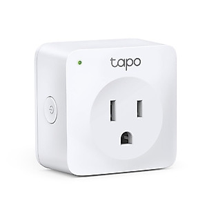 TP-Link Tapo Smart Plug Mini, Smart Home Wifi Outlet Works with Alexa Echo & Google Home, No Hub Required, Remote Control Your Home Appliances from Anywhere, New Tapo APP Needed (P100)