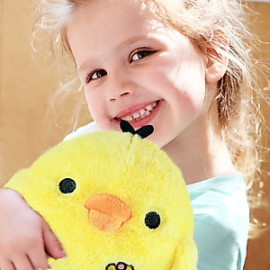 VIBERS 6.7 inch Little Baby Chick Stuffed Animal Cute Small Chicken Plush