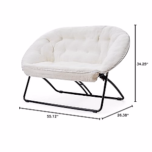 College Sofa - The 2East™ Double Seater - White Ivory
