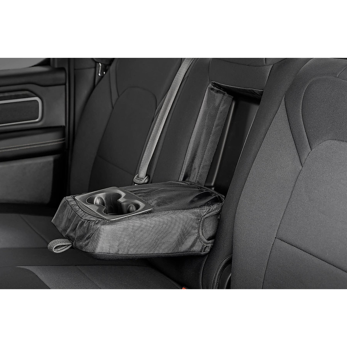 Rough Country Neoprene Seat Covers for Dodge Ram 1500 (2019-2024) - UV & Water Resistant Ram Seat Covers, Foam Padded Seat Covers for Trucks Full Set - Front & Rear Seat Covers