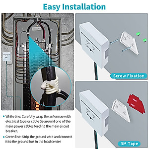 Power Return Alarm, Briidea Utility Power Back on Alert for Generator, Loud Siren with LED Indicator