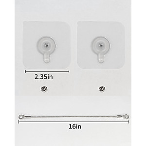 10 Pack, 16 inches Furniture Anchors Kit for Baby Proofing, Adhesive TV Safety Straps Use to Prevent Falling and Anti Tip, No Drill Dresser Or Cabinet to Wall Anchors (xicveiuz)