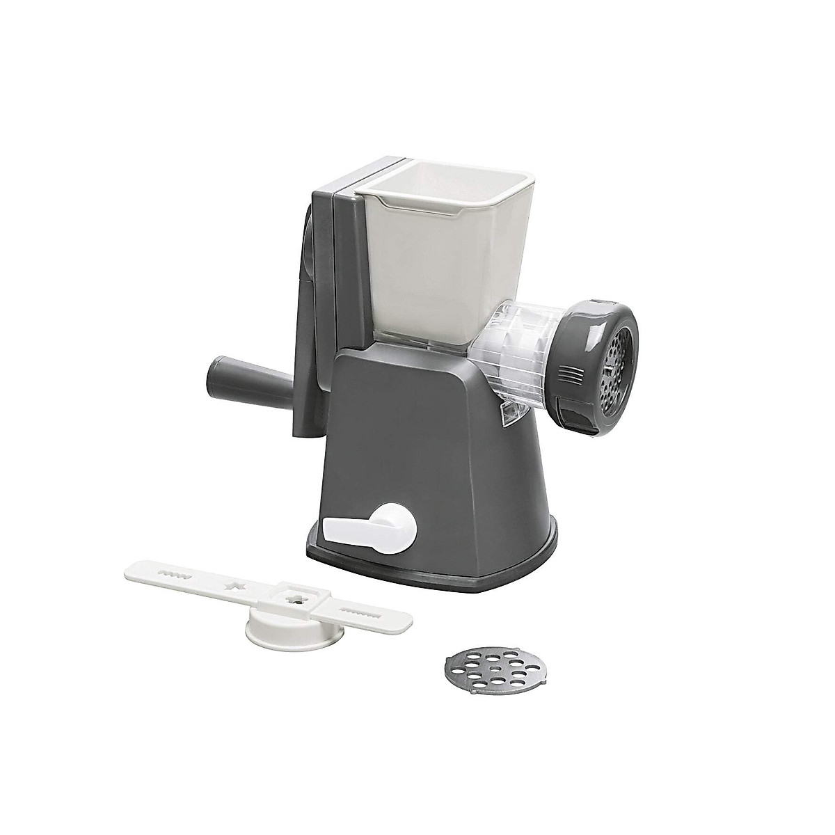 LURCH Germany Base&Soul Meat Mincer Iron (Grey/White)