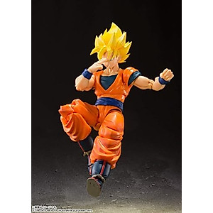 TAMASHII NATIONS - Dragon Ball Z - Super Saiyan Full Power Son Goku, Bandai Spirits S.H.Figuarts Action Figure