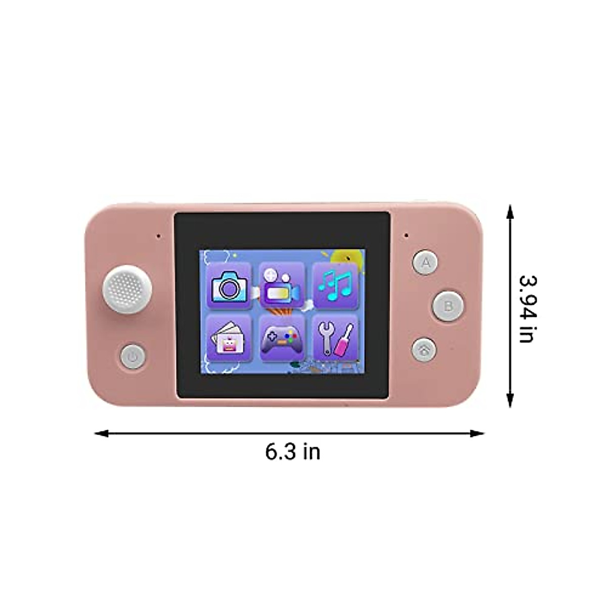 LADIGASU Portable Kids Digital Camera Front 20MP Children's Camera with 2.4in Screen 1080P Rechargeable Electronic Camera with Easy Game for Boys and Girls