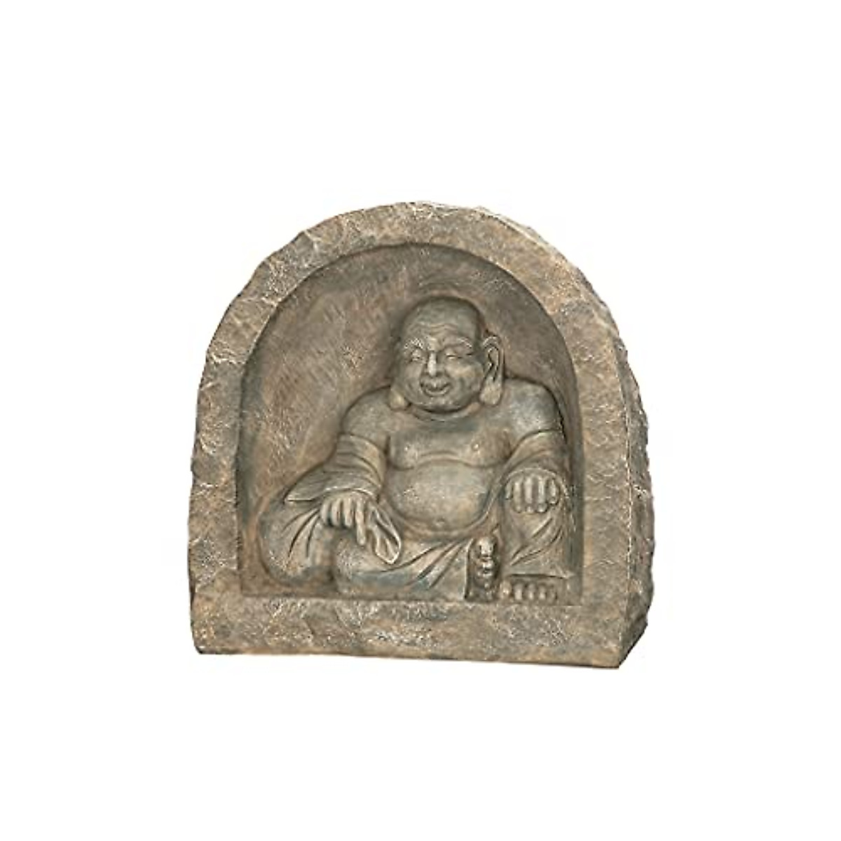 Design Toscano CS40170 Buddha Sanctuary Asian Garden Statue, Faux Stone Finish