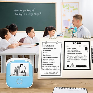 HOTCOLOR T02/M02X White Thermal Paper-10-Year Sticky Compatible With Phomemo/Memoking M02/T02 Mini Printer 50mmx3.7m for Journal Photo Texts Study Notes and More, 3 Rolls