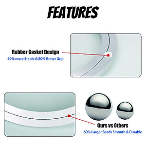 14" 350mm Aluminium Lazy Susan Hardware-Rotating Turntable Bearing Round Swivel Plate