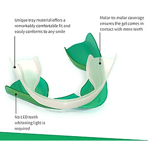 Opalescence Go - Prefilled Teeth Whitening Trays - Original 15% - (4 Treatments) - Hydrogen Peroxide with PF - Cool Mint - Made by Ultradent. 4648-1
