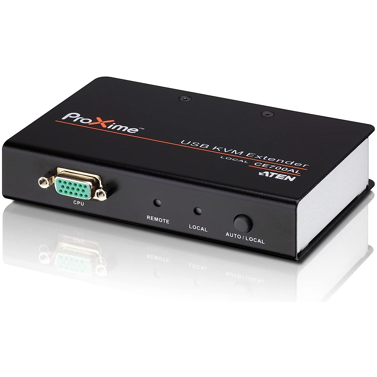 ATEN CE700A Console Extender USB VGA KVM Extender CAT5 up to 500ft - Built in ESD - Includes 2x Power Adapters for Local and Remote Unit, KVM Cables and Rack Mount kit