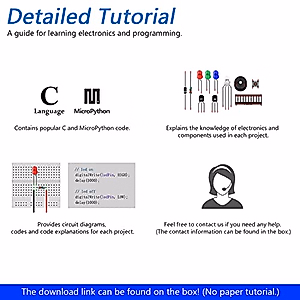 FREENOVE Super Starter Kit for ESP32-S3-WROOM (Included) (Compatible with Arduino IDE), Onboard Camera Wireless, Python C, 540-Page Detailed Tutorial, 176 Items, 76 Projects