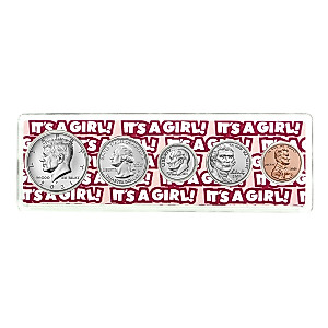 2021 5 Coin Birth Year Set in"It's a Girl" Holder Uncirculated