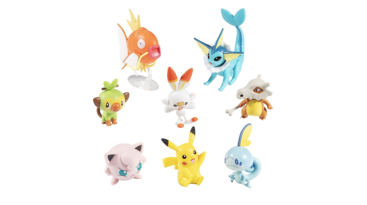Pokémon Battle Ready Figure Set - 8 Complete Action Figures for Kids
