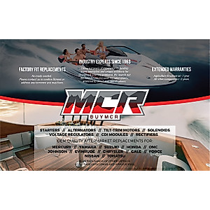 NEW Starter Motor Compatible With Mercury Marine 6743240-M030Sm 4-Stroke 57.0 Ci 50Hp 1998-2000