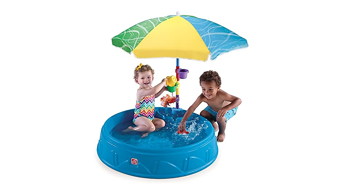 Step2 Play & Shade Pool for Toddlers - Outdoor Water Fun with Sun ...