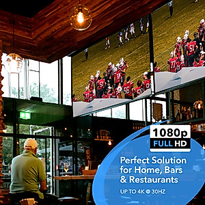 OREI HDMI Splitter 1 in 8 Out with Video Resolutions up to 4K@30hz, EDID Management, 10.2 Gbps Video Bandwidth & Plug and Play Installation