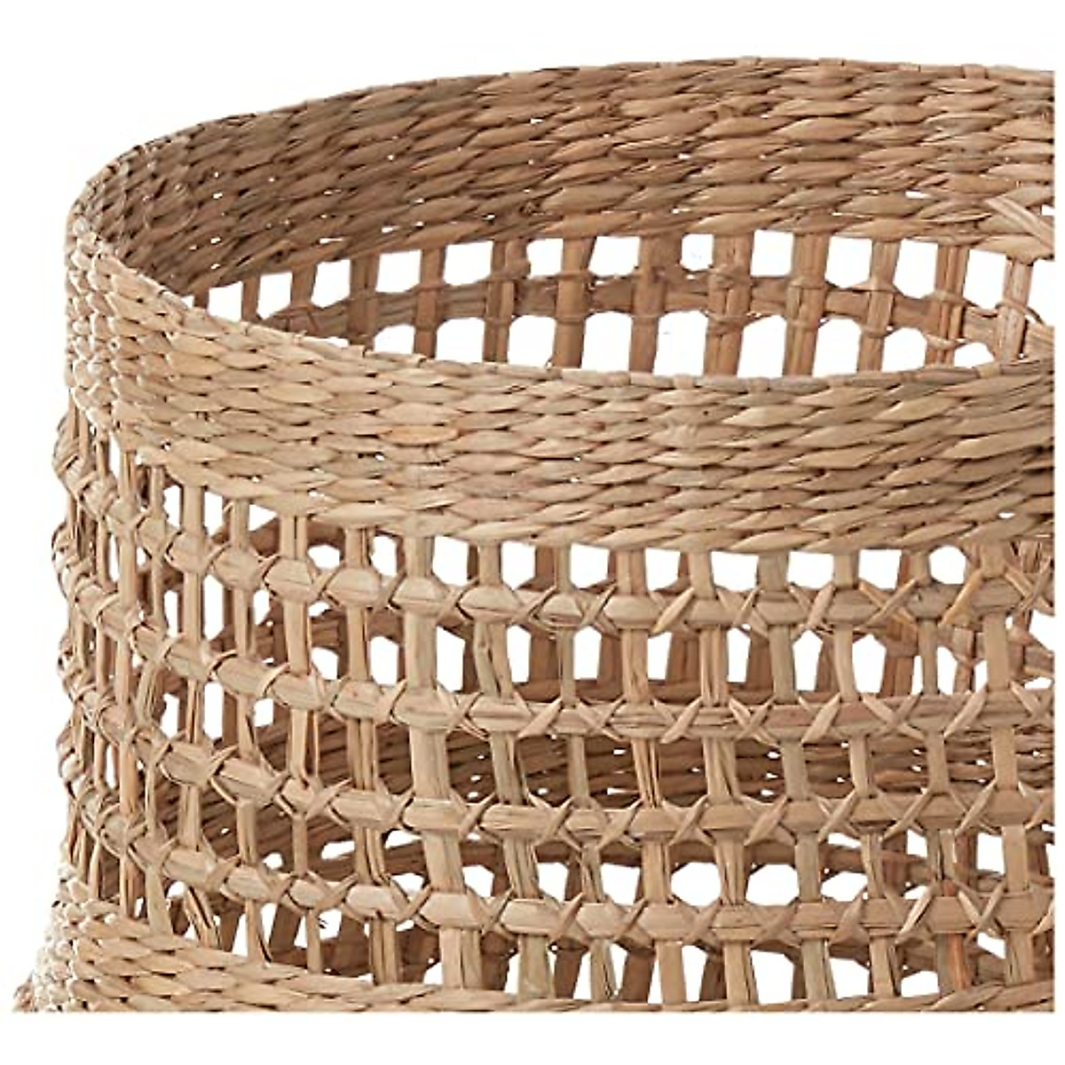 Bloomingville Decorative 20" Handwoven Natural Seagrass Vase Basket, Beige