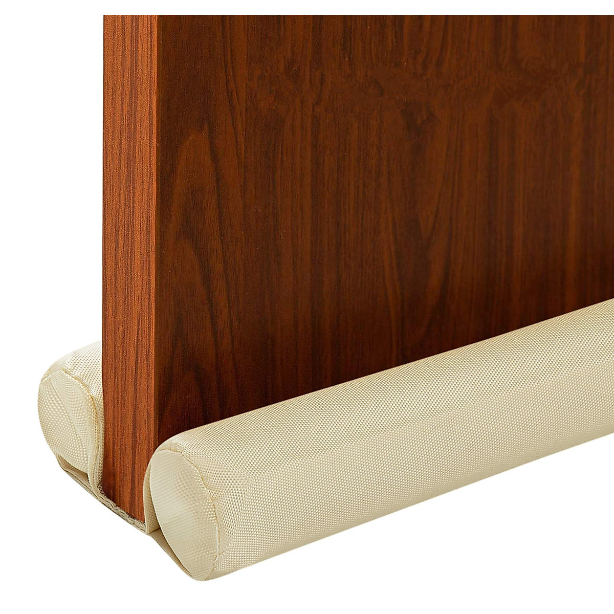 TumiMallody Waterproof Under Door Draft Stopper - 36 Inch Door Draft Stoppers Weather Stripping Noise Blocker Door Sweeps, Adjustable Size 32-36 Inch (Beige)