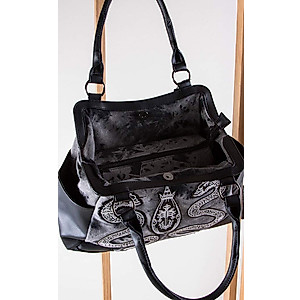 Lost Queen Alchemist Potion Handbag Embroidered Serpent Purse Alternative Bag