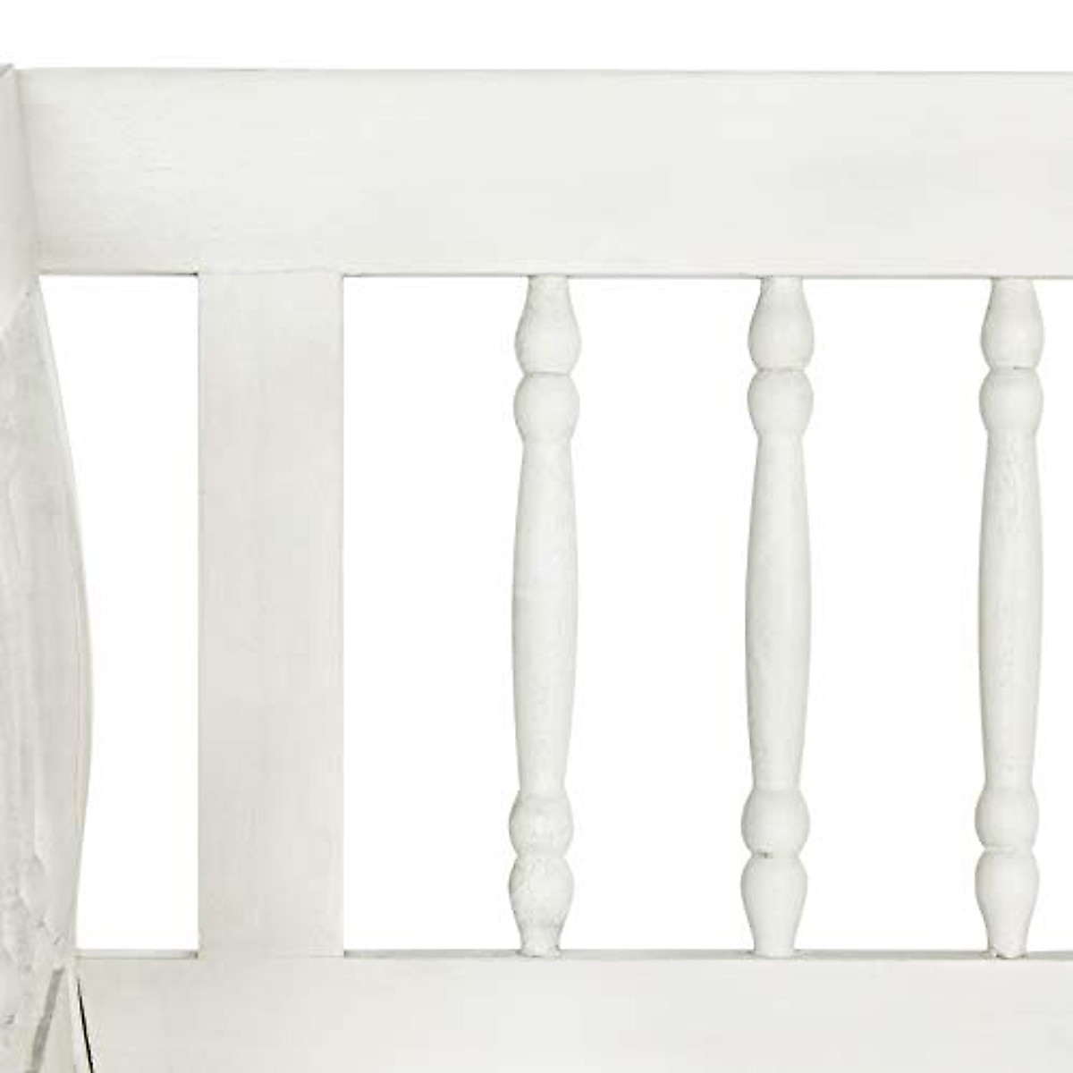 Safavieh PAT6732C Outdoor Collection Brentwood Bench, Antique/White