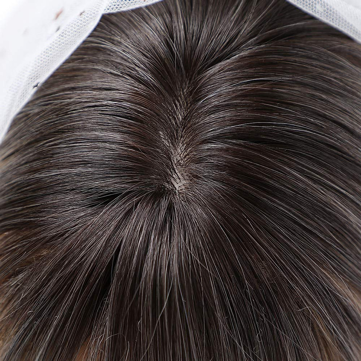 HAIRCUBE Blonde Wigs Shoulder Length Layered Wigs Long Curly Wigs for Women 18 Inch Wigs with Bangs