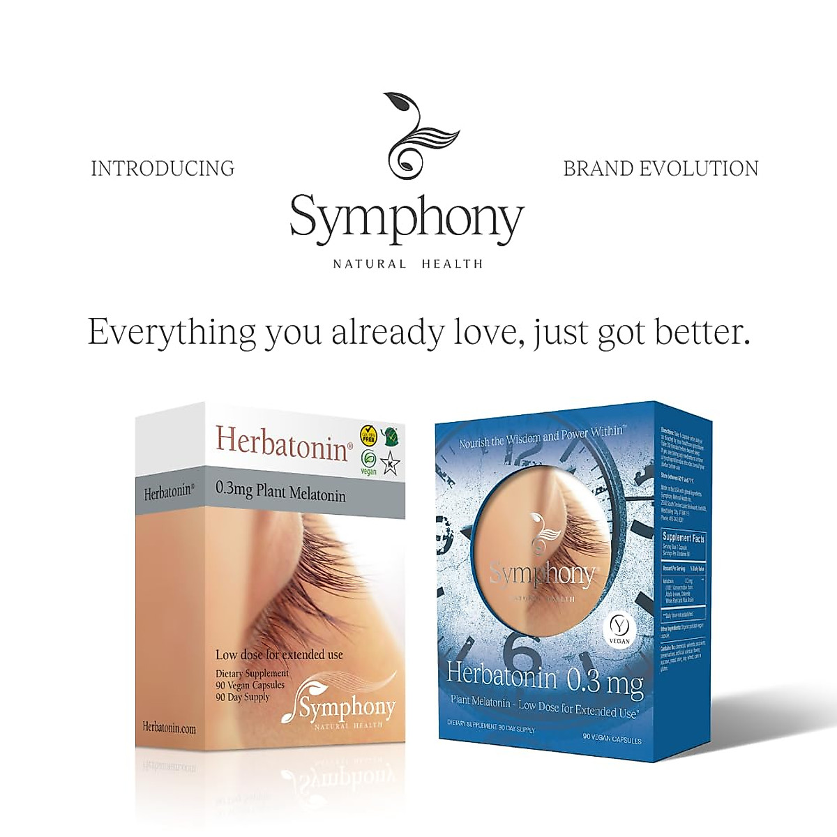 Herbatonin 0.3mg – The First Phyto-Melatonin (Natural Plant Melatonin) – 180 Vegan Capsules (180 Day Supply) Low Dose, Natural Sleep Aid and Circadian Rhythm Support…