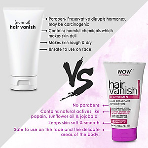 WOW Hair Vanish For Women - No Parabens & Mineral Oil (100ml)