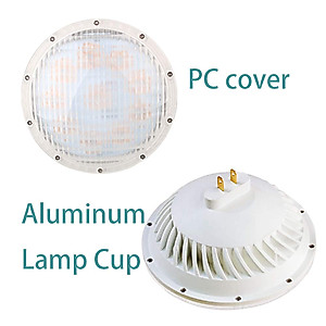 BAOMING PAR 56 LED Bulb Dimmable Replace Standard Halogen PAR56 300 Watt Light AC/120V 28W Warm White (2700~3000K) Base Type: GX16D