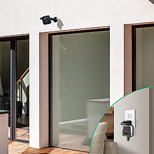 OLAIKE Housing and Metal Wall Mounting Bracket(3 Pack) for Blink Outdoor 3 (3th Gen) /XT/XT2,Weatherproof Protective Cover & 360° Adjustable Security Mount with Blink Sync Module Outlet Mount, Black