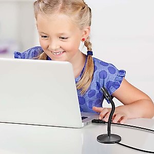 FIFINE Mini Gooseneck USB Microphone for Dictation and Recording,Desktop Microphone for Computer Laptop PC.Plug and Play Great for Skype,YouTube,Gaming, Streaming,Voiceover,Discord and Tutorials-K050