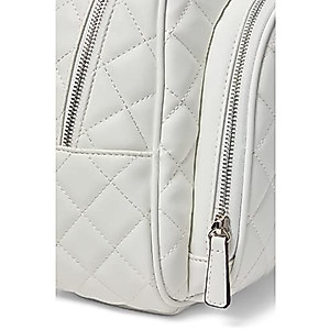 Steve Madden Bjordan Quilted Backpack White Solid Quilted One Size