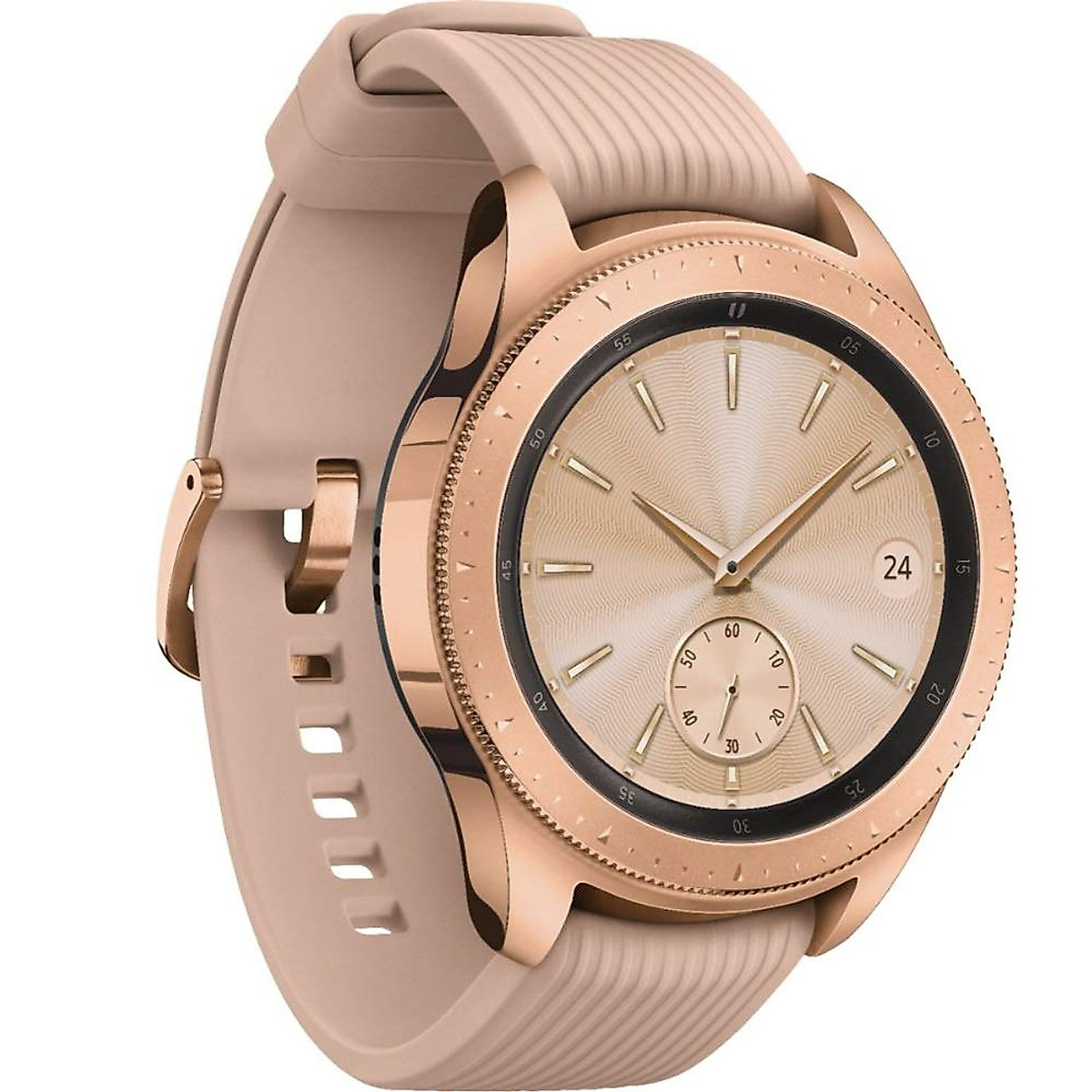 Samsung Galaxy Watch (42mm) Smartwatch (Bluetooth) Android/iOS Compatible -SM-R810 (Rose Gold)